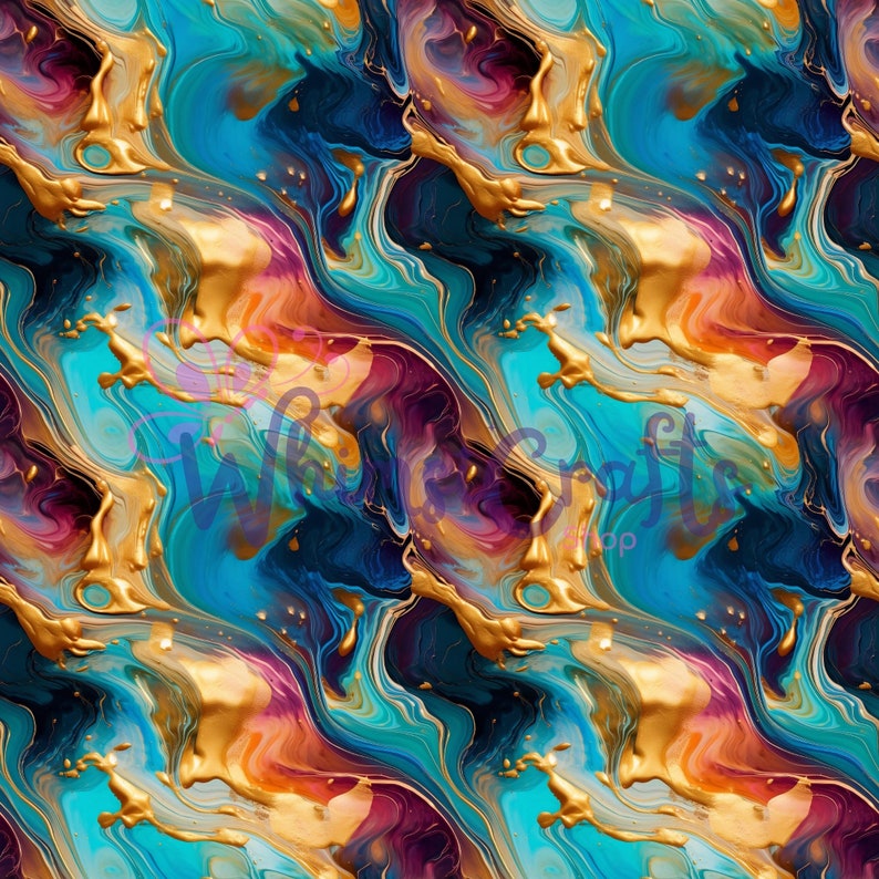 50 Free-flowing Textured Hues Seamless Patterns, Seamless Digital Paper ...