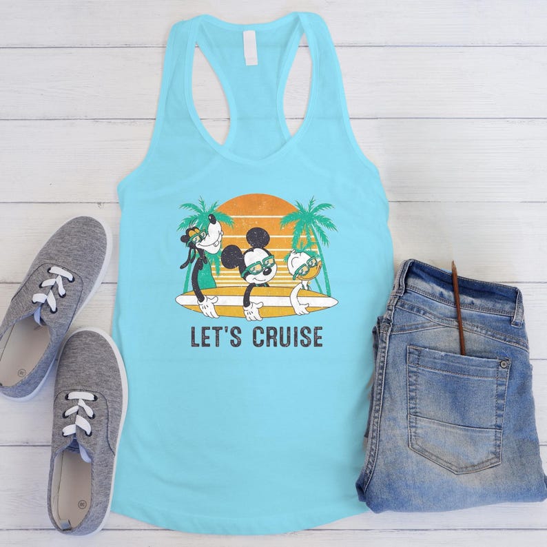 Disney Vacation Tank Tops, Disneyland Trip 2025 Tank Tops, Disney ...