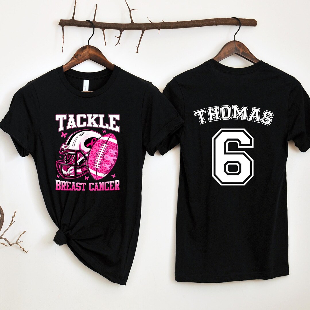 Custom Tackle Cancer Shirt, Breast Cancer Awareness Sweatshirt ...