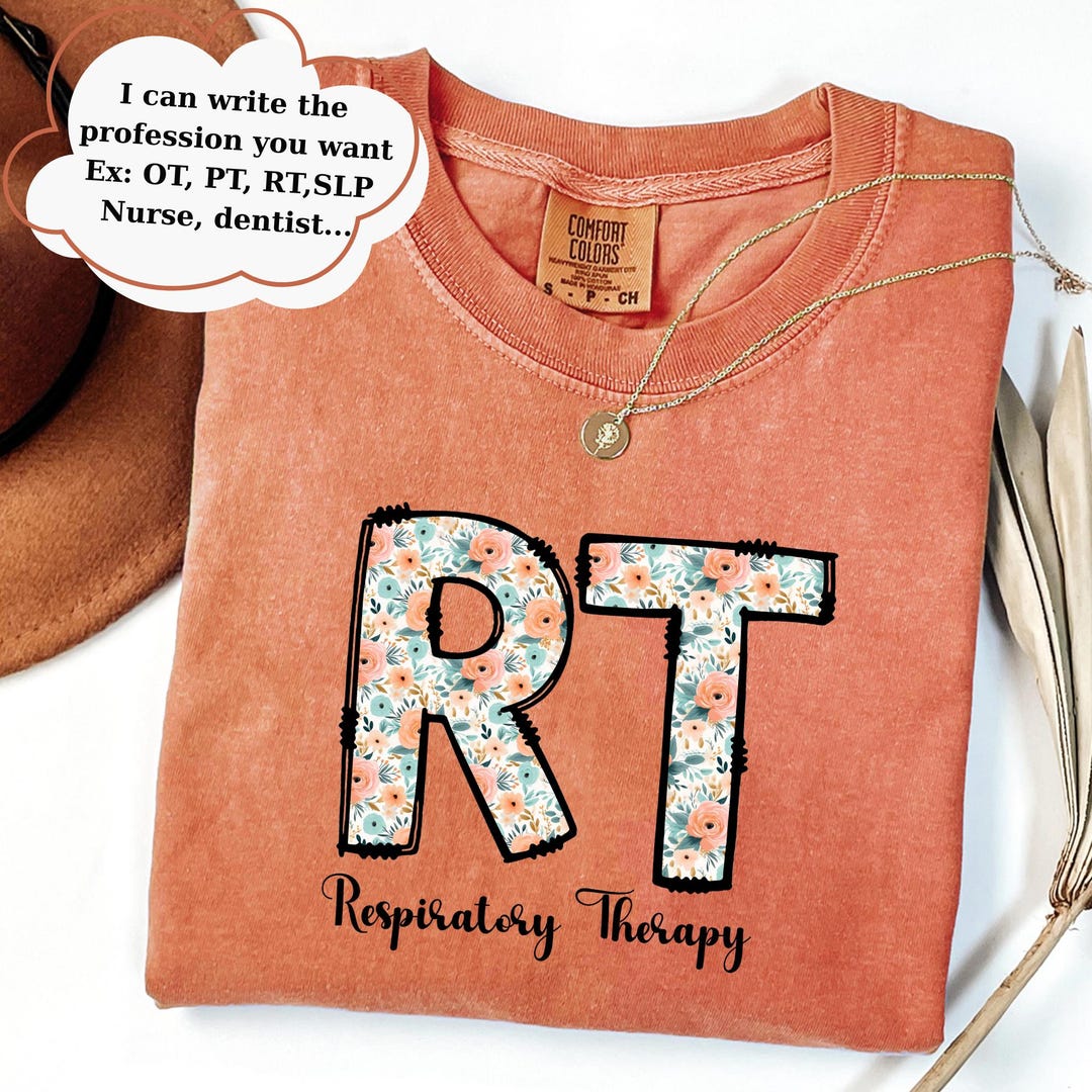 Comfort Colors® Respiratory Therapy Shirt, Respiratory Therapist Tshirt ...