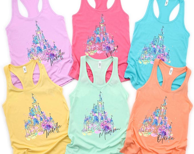 I'm A Disney MOM Tank Top\\cute Disney Women Tanks\\mom Tanks\\ Summer ...