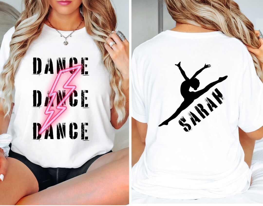 Custom Dance Shirt, Dance Team Shirt, Custom Dance Mom Shirt With ...