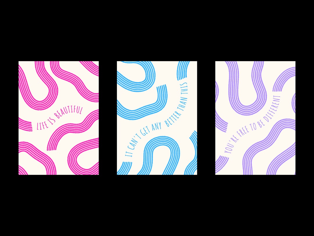 Quotes With Fun Swirly Background - Etsy