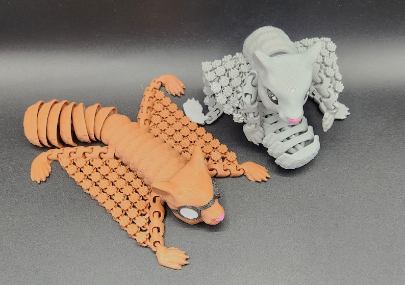 Cute Flexi Flying Squirrels - 3D Models - Etsy