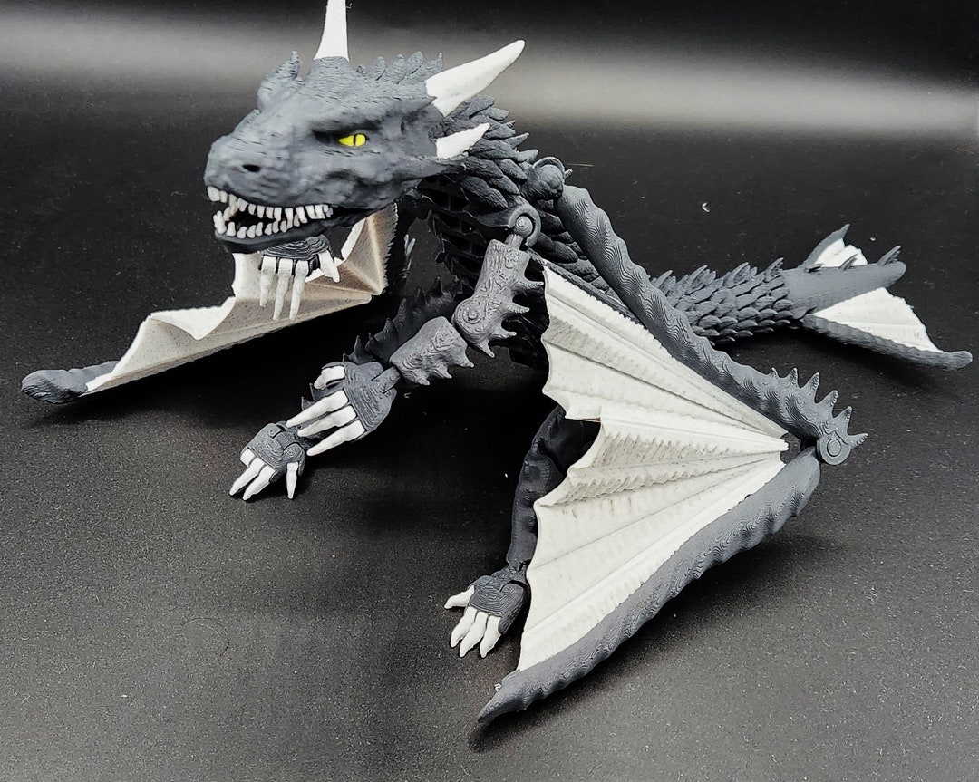 Final Flexi Fidget Dragon 3D Print File - Etsy