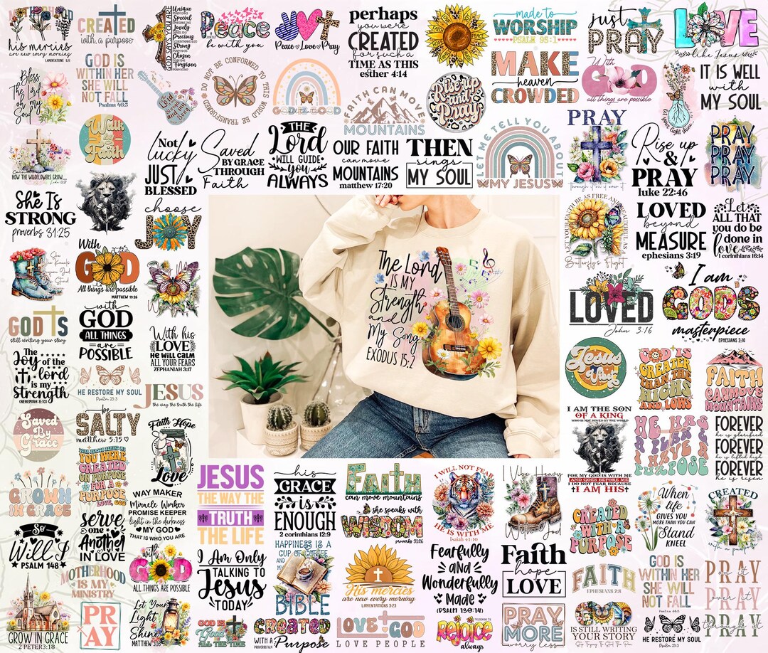 300 Christian Png Bundle, Bible Verse Png, Jesus Christ Png, Psalm Png ...