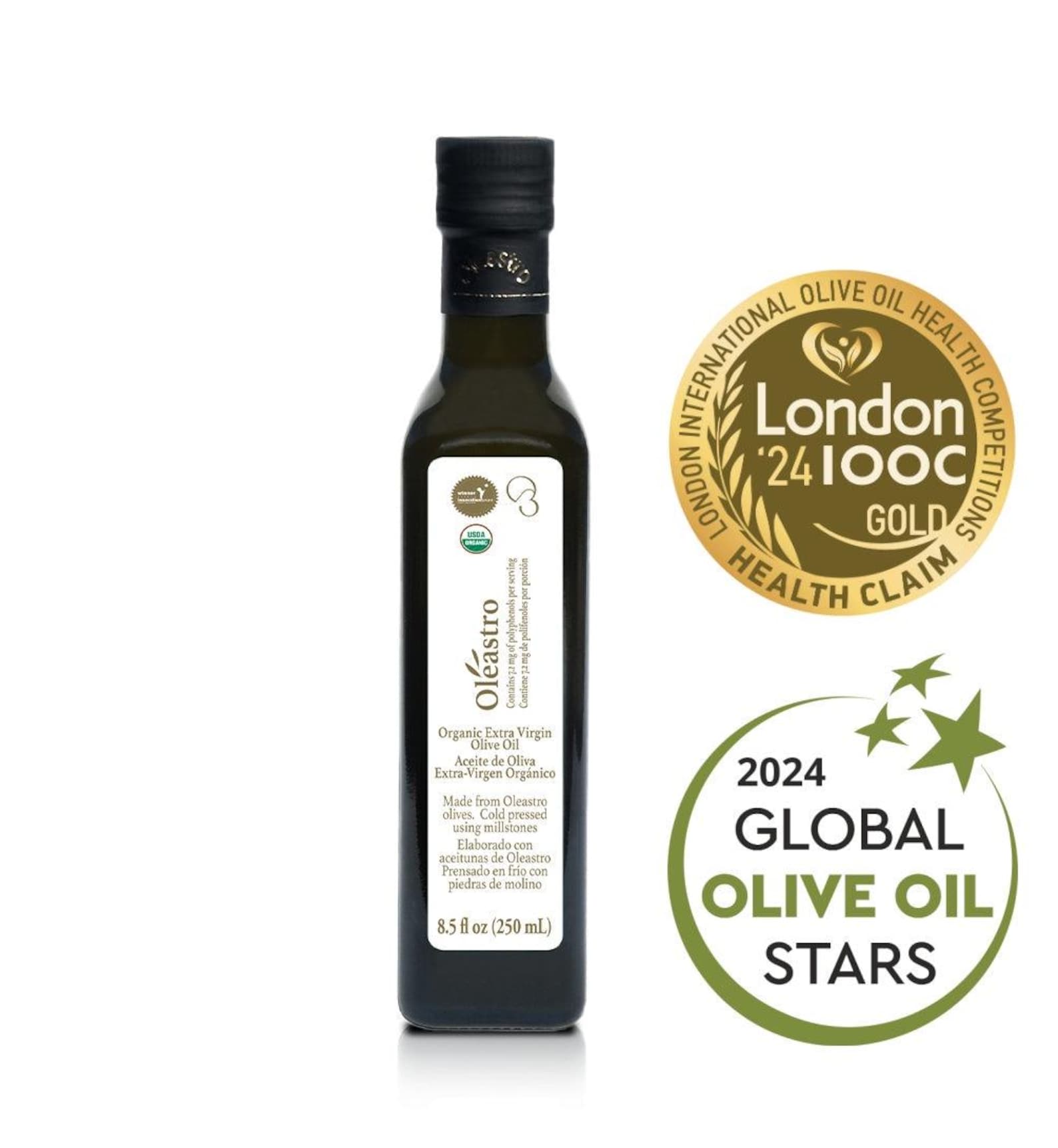 Highest Polyphenol Olive Oil - 250ML Koroneiki Organic Olive Oil by ...