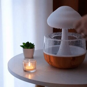 2-in-1 Desk Humidifier Zen Diffuser Raining Cloud Night Light - Etsy