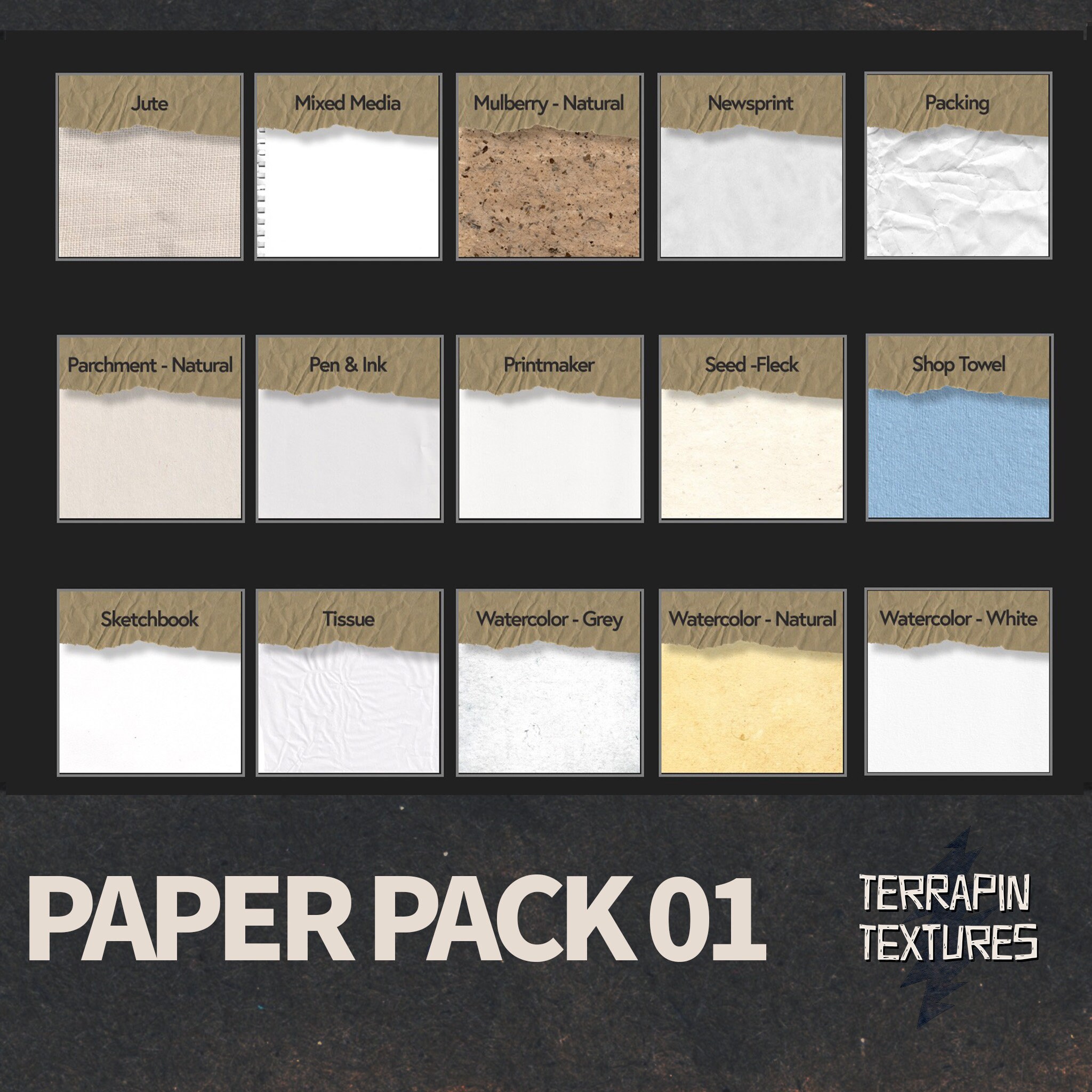 Paper Pack + Looping Textures (vol. 1) - Etsy