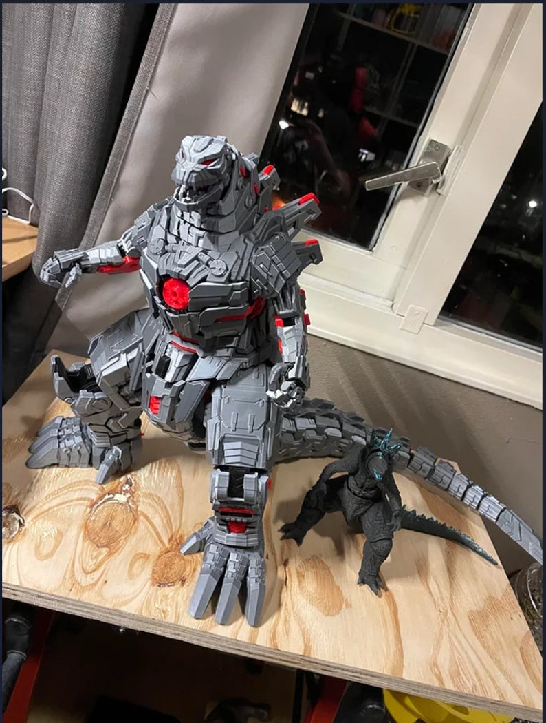 Mecha Godzilla 3D Printed - Etsy