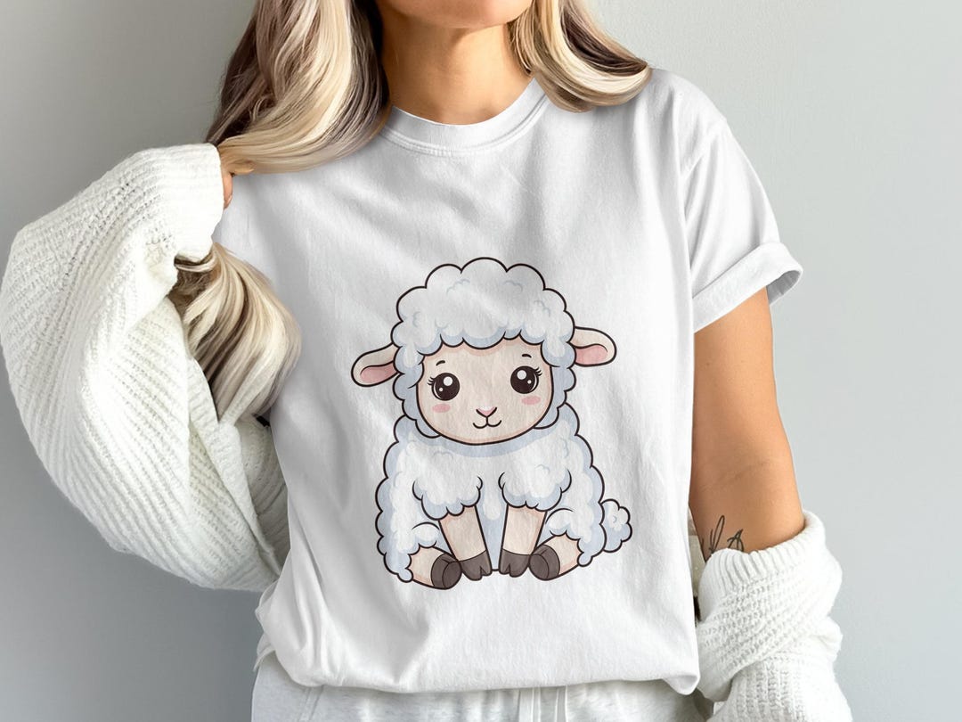 Baby Sheep Clipart, Cute Baby Animal Clipart, Baby Nursery Clipart ...