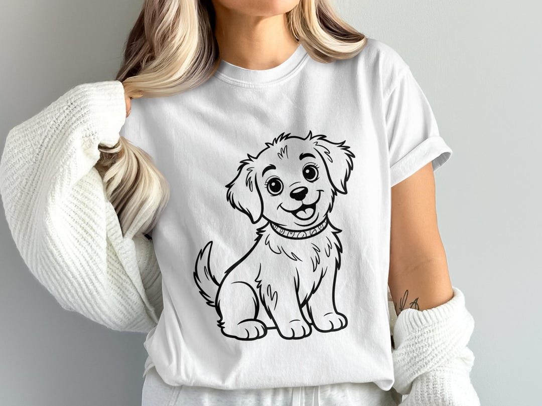 Puppy Clipart, Cute Dog Clipart, Puppy Animal Clipart, Coloring Clipart ...
