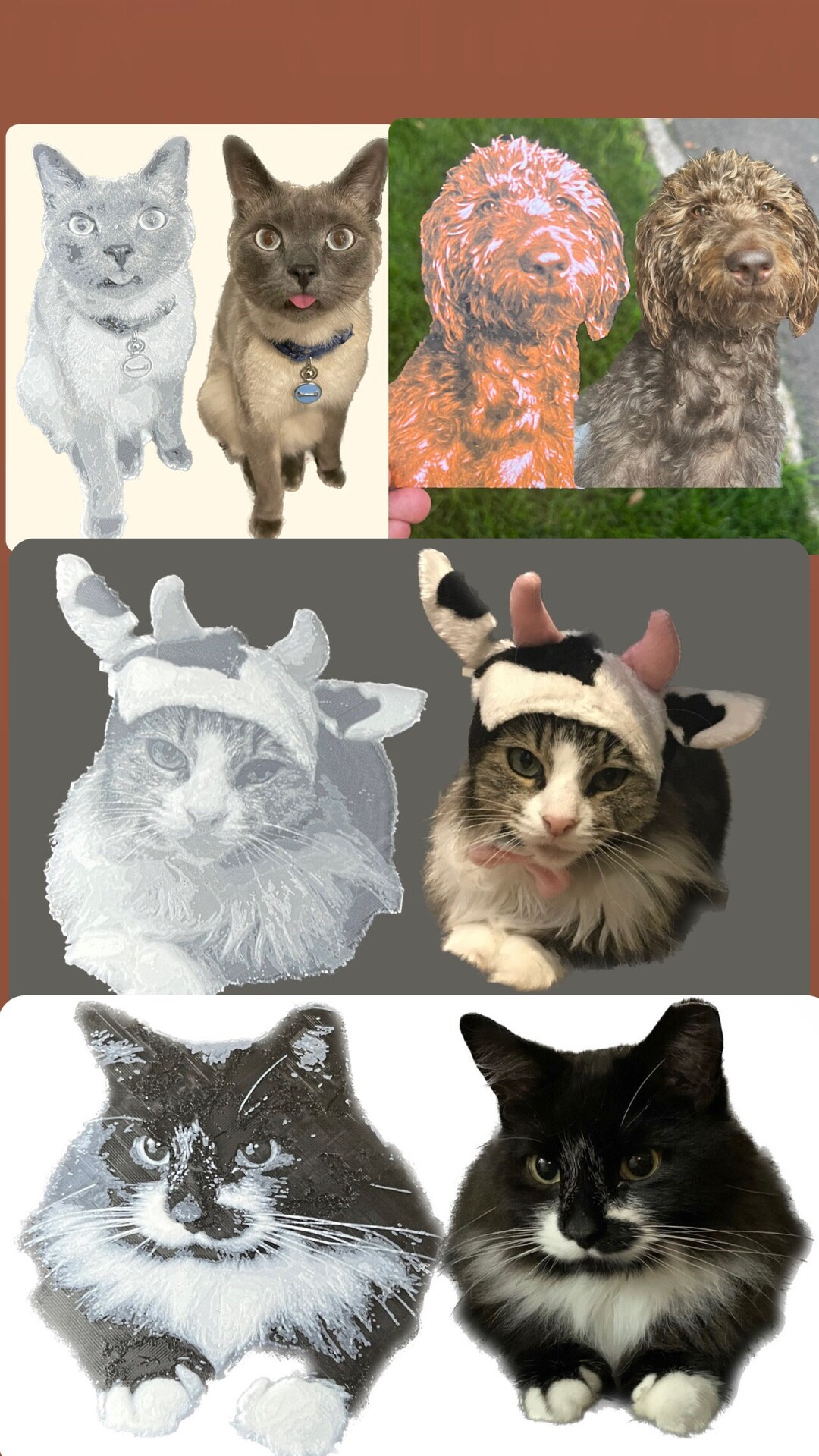 Custom Made 3D Printed Paintings - Etsy