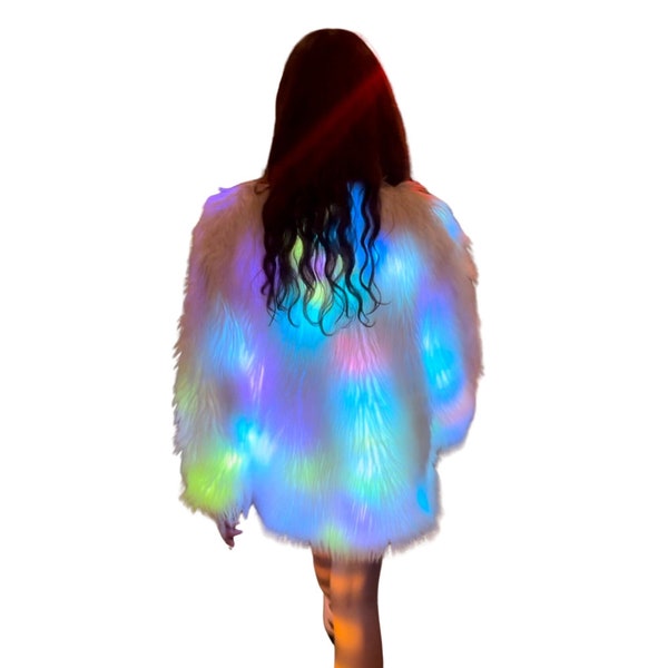 Led Fur Jacket - Etsy
