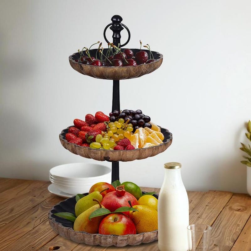 Wood Snack Stand - Etsy