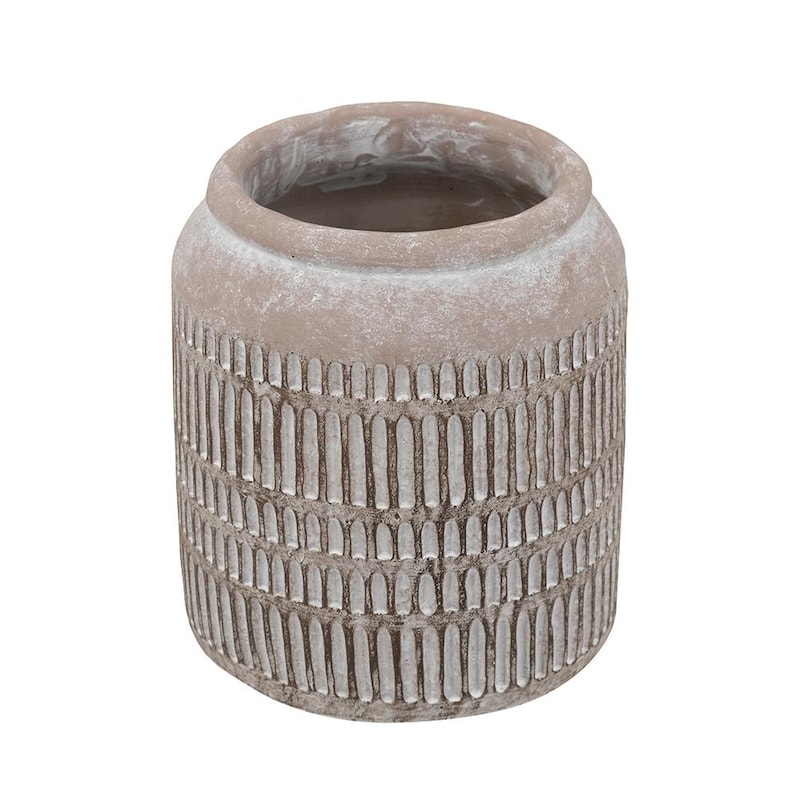 Tall Beige Ceramic Vase - Etsy