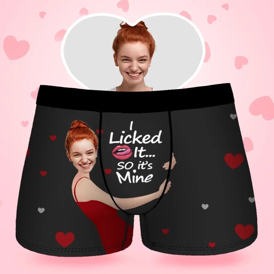 Personalized I Licked It so It's Mine Funny Men's - Etsy