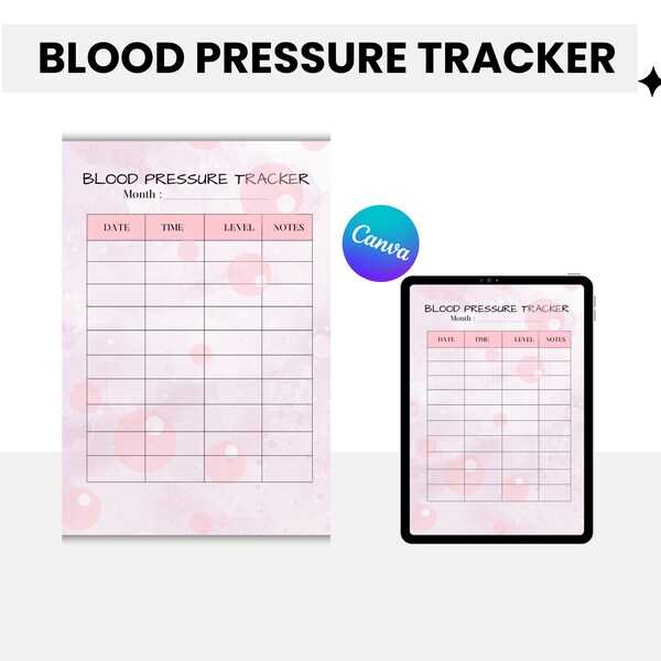 Hypertension Tracker - Etsy
