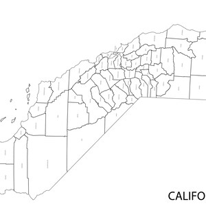 County Counting Maps - Etsy