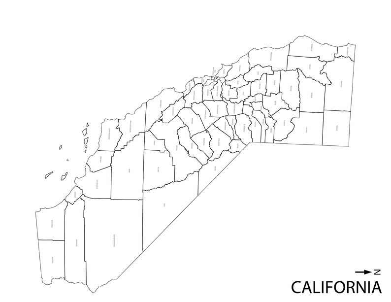 County Counting Maps - Etsy