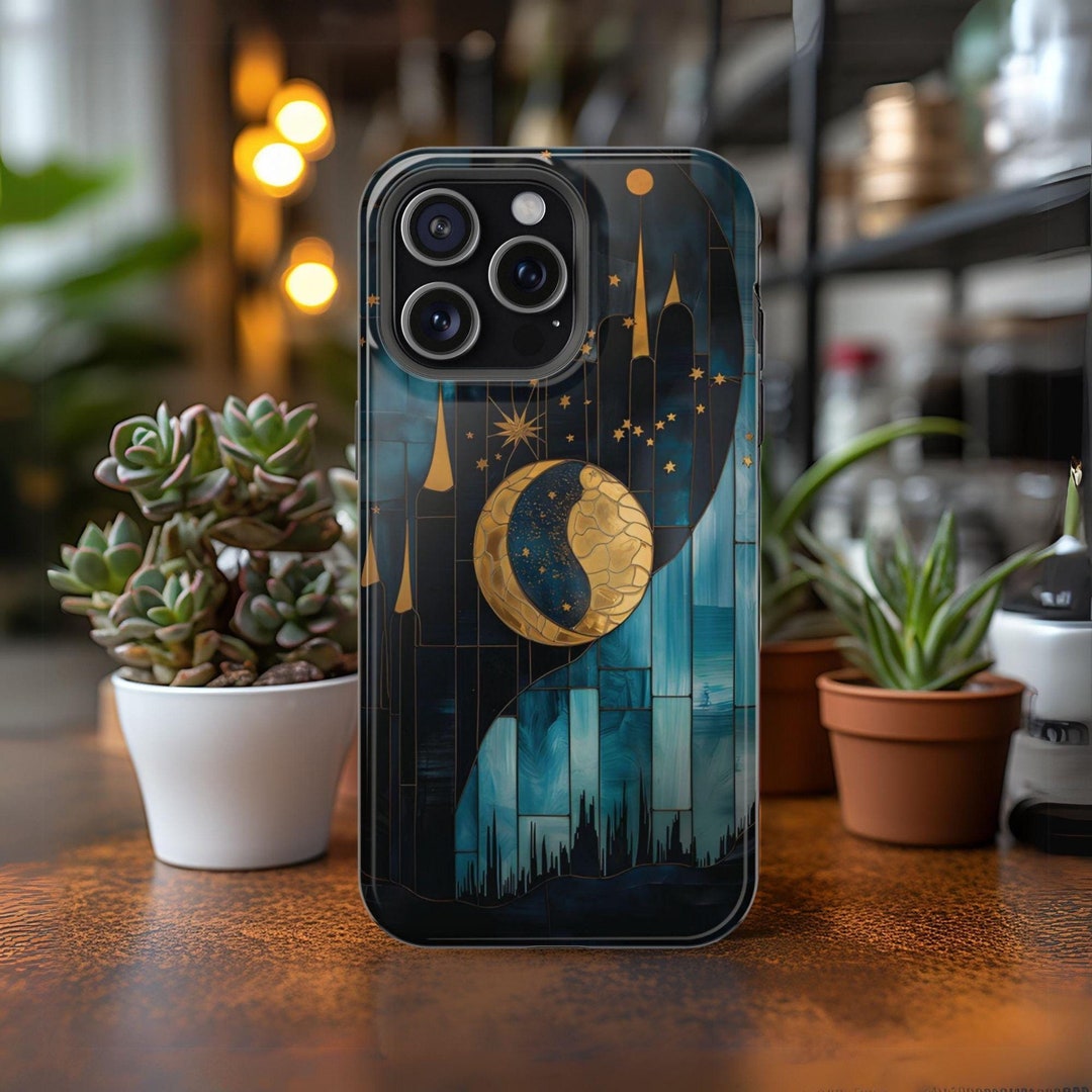 Celestial City Phone Case Magsafe® Compatible Moon & Stars Phone Case ...