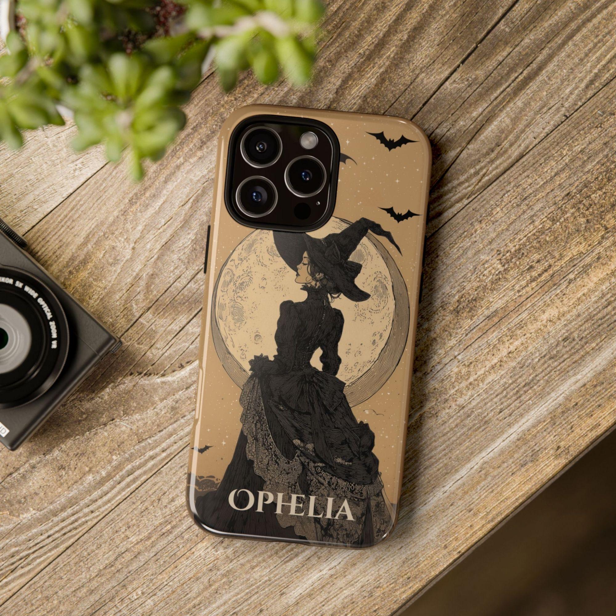 Personalized Vintage Witch Phone Case | Gothic Halloween Cover | Custom ...