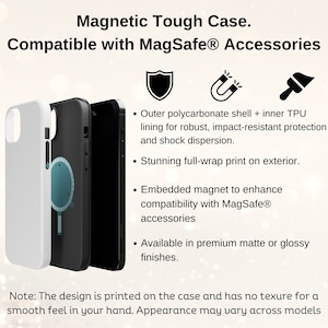 Moon and Stars Phone Case, Celestial Phone Cover Magsafe Compatible ...