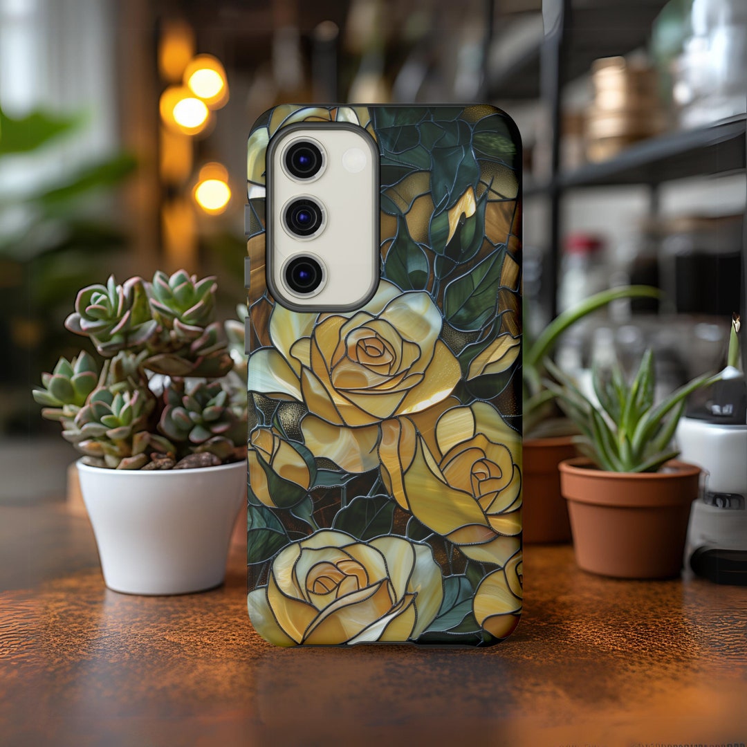 Yellow Roses Phone Case, Spring Flowers Phone Cover, Floral Case ...