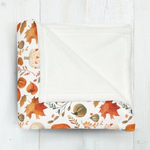 Fall Blanket Thanksgiving Home Decor Pumpkin Blanket Halloween Throw ...