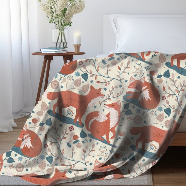 Fox Throw - Etsy