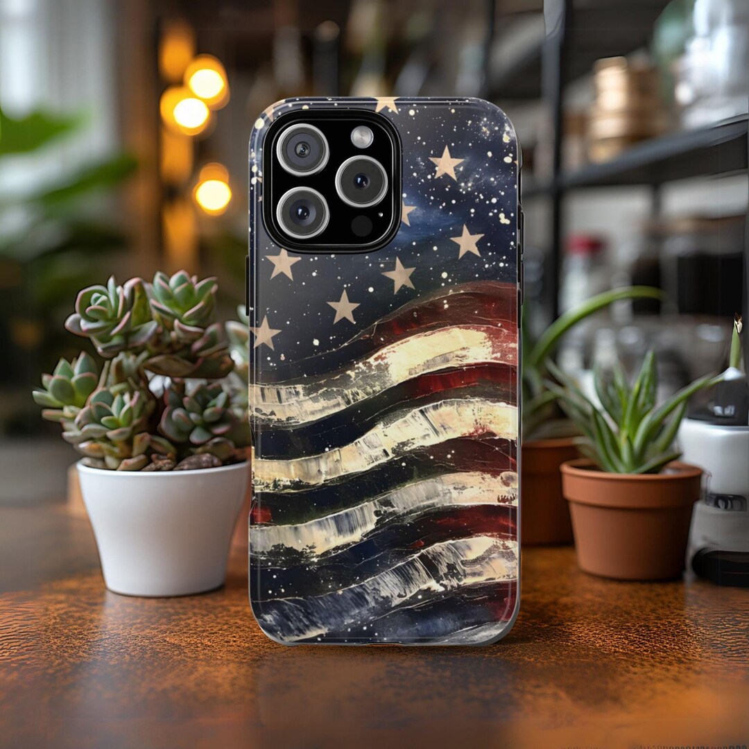 American Flag Phone Case Celestial USA Patriotic 4thof July Case ...