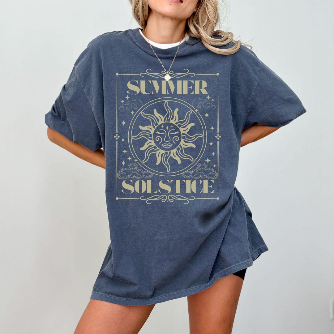 Summer Solstice Comfort Colors Shirt Mystical Dark Academia Tee ...