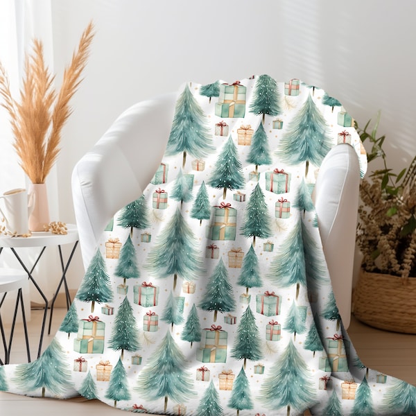 Christmas Tree Throw Blanket - Etsy