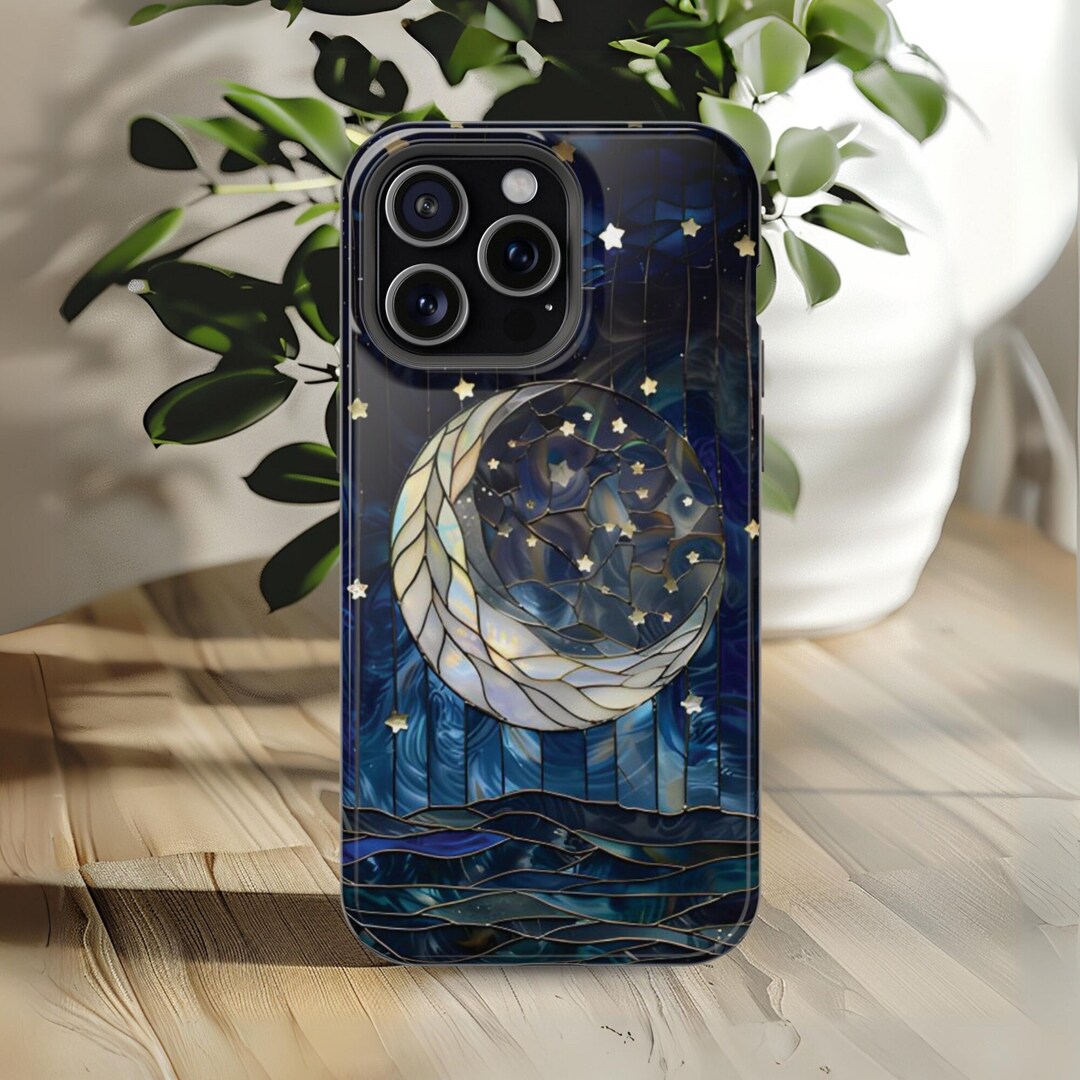 Moon and Stars Phone Case Celestial Starry Night Sky Case Magsafe ...
