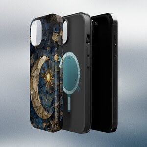 Moon and Stars Phone Case, Celestial Phone Cover Magsafe Compatible ...