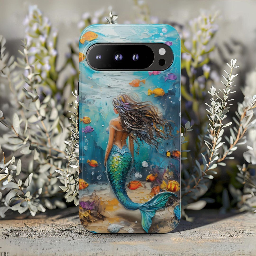 Mermaid Phone Case Tropical Ocean Phone Cover Siren Sea Witch Phone ...