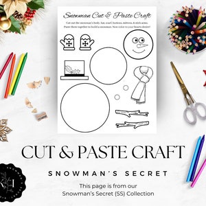 Build a Snowman Worksheet, Early School Age, Educational Printable ...