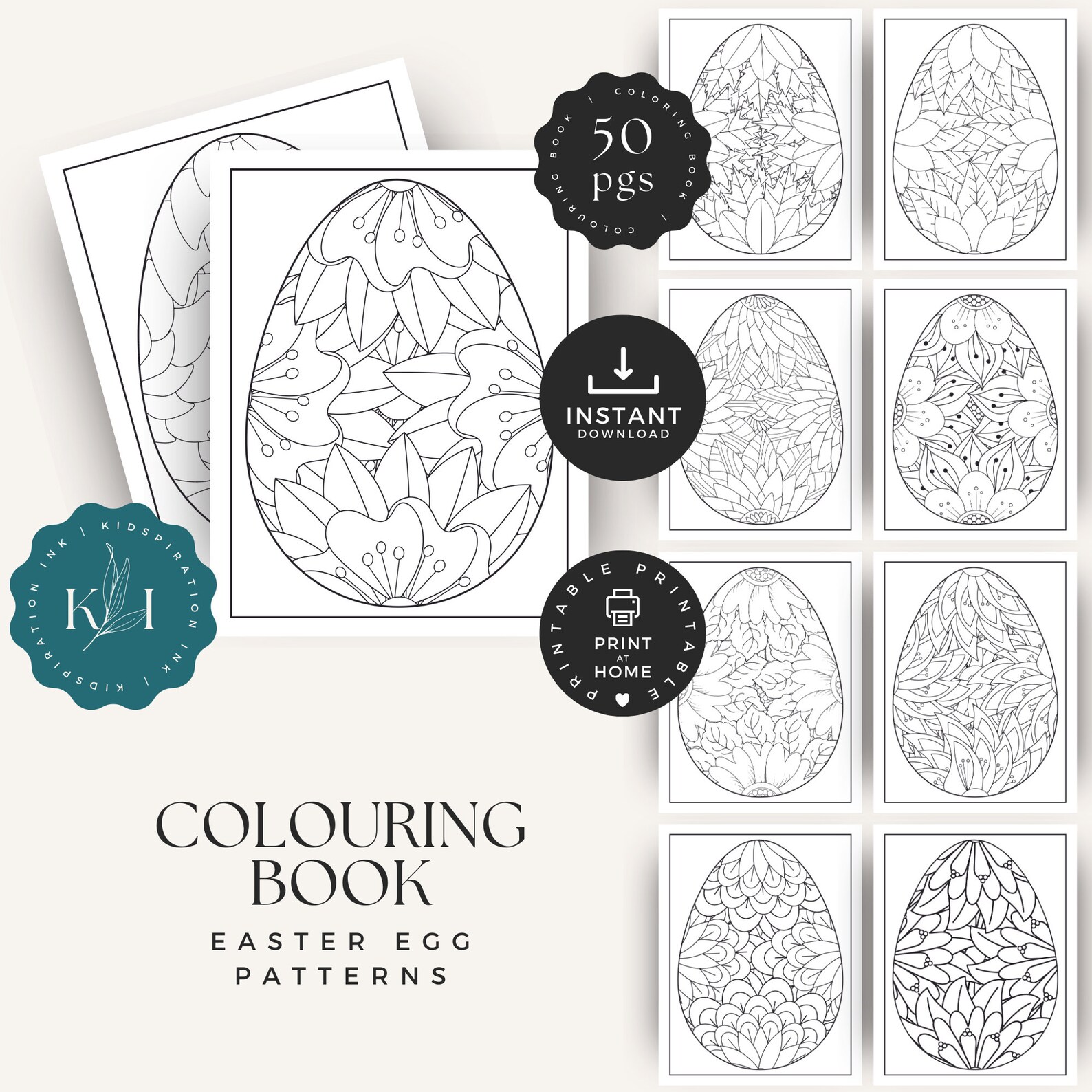 EASTER EGG Coloring, Easy Coloring, Patterns, Easter Homeschool, Easter ...