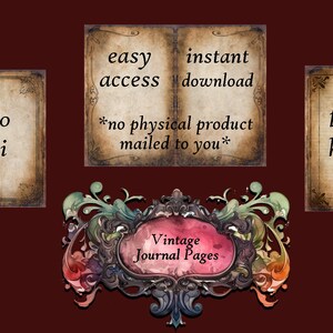 Faded Splendor: Vintage Book Page Prints for Whimsical Junk - Etsy