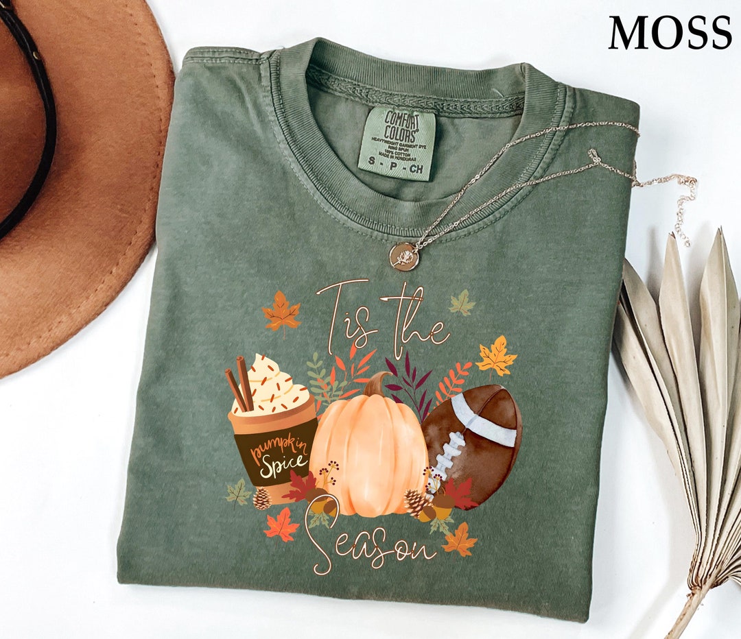 Comfort Colors® Fall Shirt, Tis the Season Shirt, Fall Football Shirt ...