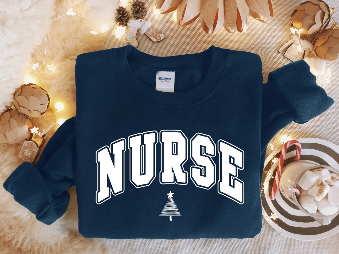Christmas Nurse Sweatshirt, Christmas Nursing Sweaters, Nurse Christmas ...