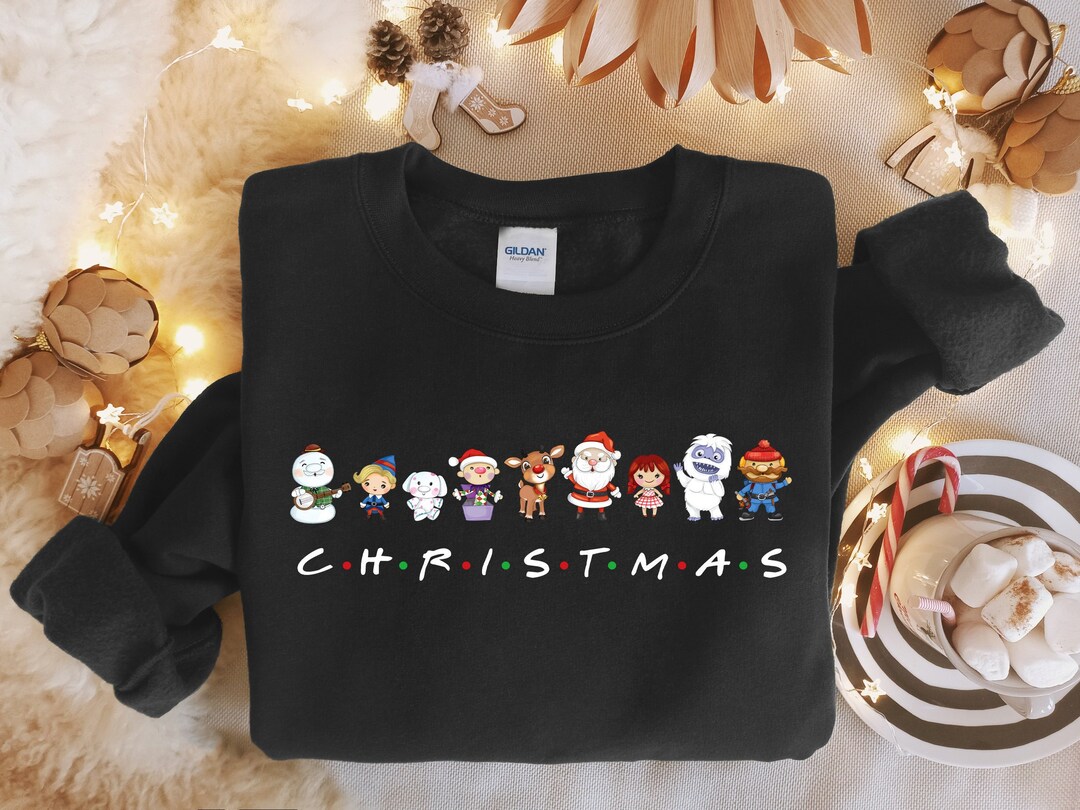 Rudolph the Red Nosed Reindeer Christmas Sweatshirt, Rudolph Friends ...