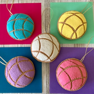 Sweet Felt Concha Pan Dulce Ornament Cream Version - Etsy