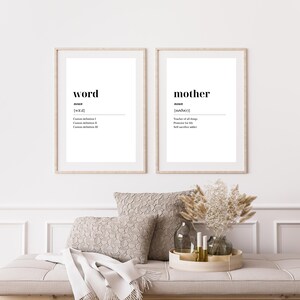 Custom Word Print Custom Word Art Unique Gift Print - Etsy