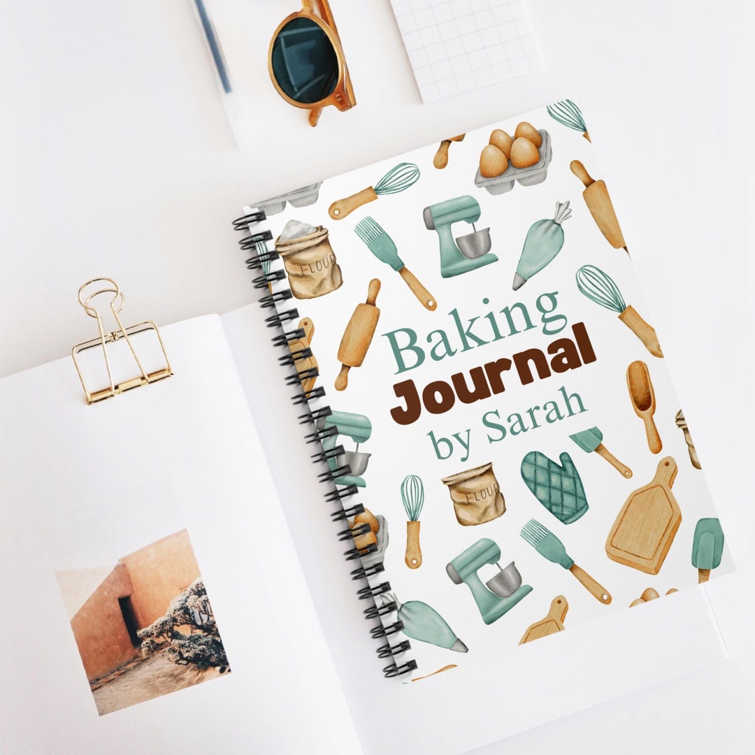 Personalized Baking Journal: Recipe Notebook With Spiral Binding - Etsy