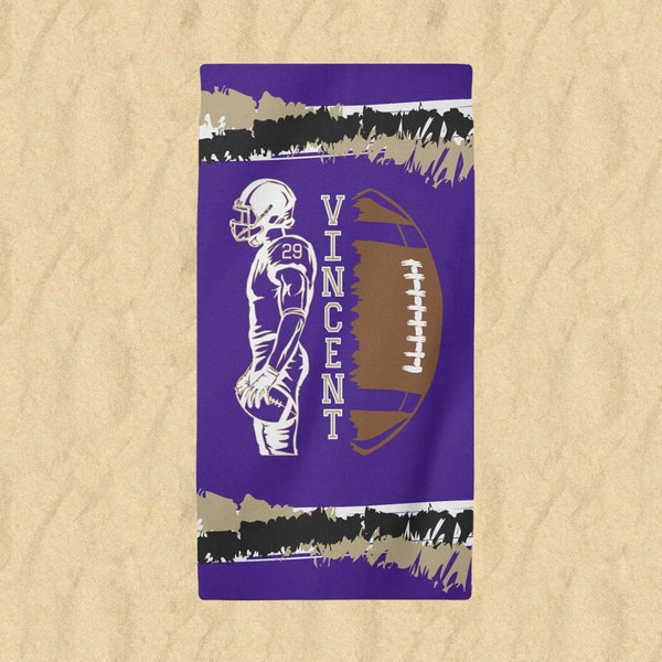 Football Towel - Etsy