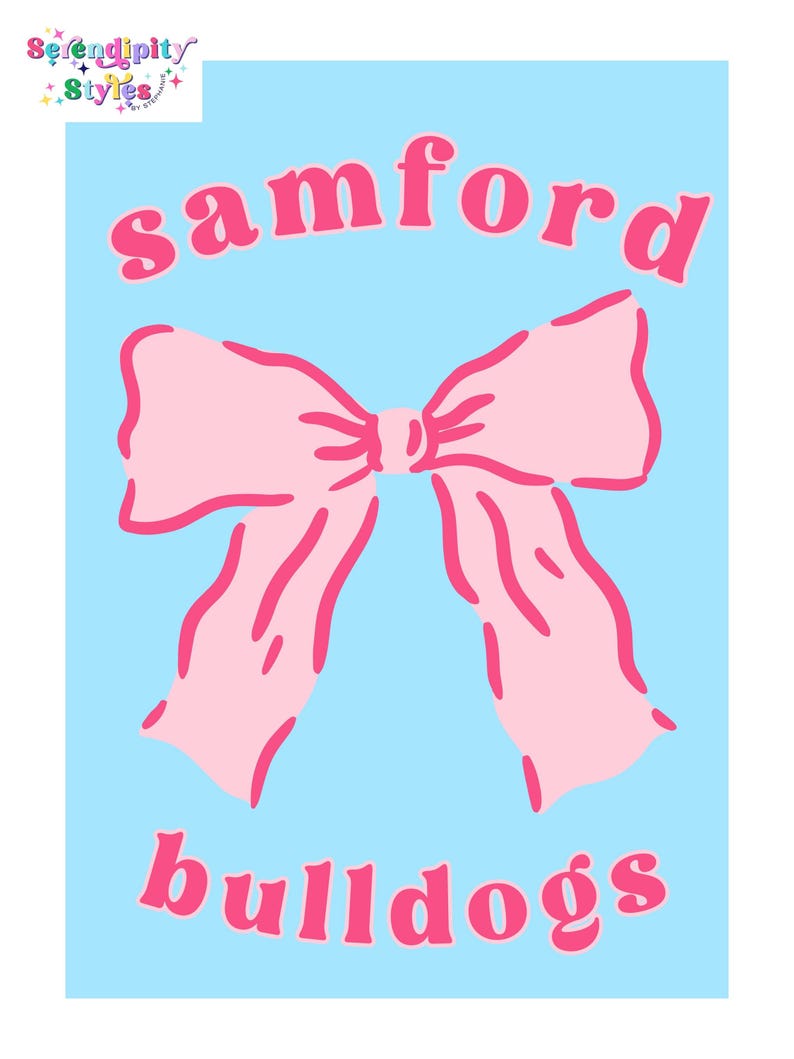 SAMFORD UNIVERSITY Inspired Collegiate Dorm Prints - PINK - Etsy