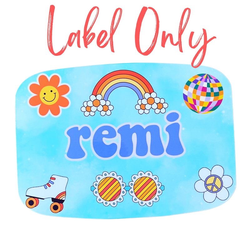 Bento Box fresh Style Personalized Sticker Label Only - Etsy