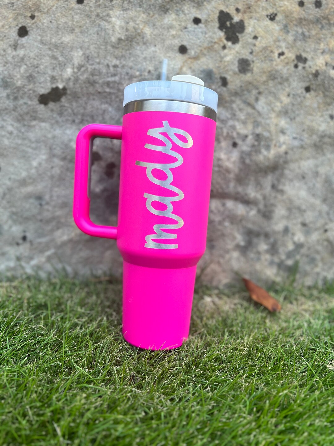 Preppy Etched Monogram Tumblers 40oz - Etsy