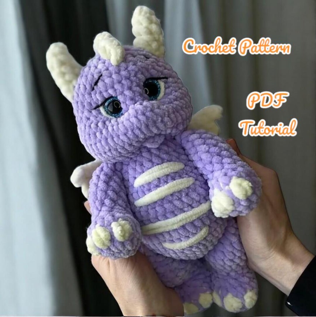 Dragon Crochet Pattern, Little Dragon Crochet Pattern, Linus the Dragon ...
